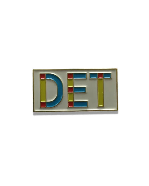 DET PRIMARY COLORS ENAMEL PIN – All Things Marketplace