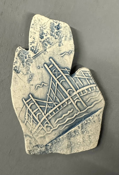 Michigan /Bridge Magnet – All Things Marketplace