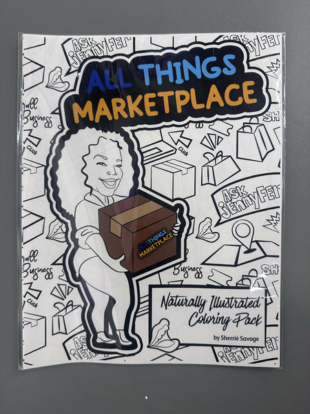 Naturally Illustrated - ATM Coloring Pack – All Things Marketplace